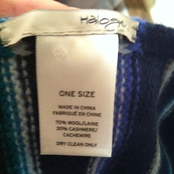 Halogen | Accessories | Cashmere Halogen Striped Scarf | Poshmark